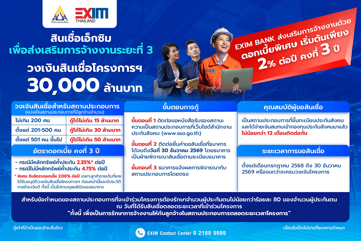 EXIM E-NEWS ปีที่ 20 ฉบับที่ 9 เดือนกันยายน 2568 - แนะนำบริการ